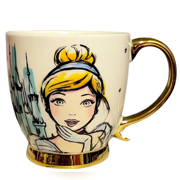 Disney | Dining | Disney Cinderella Gold Trim Mug | Poshmark